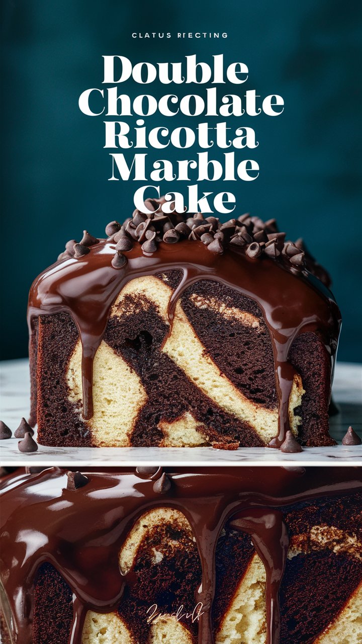 Delicious Double Chocolate Ricotta Marble Cake Recipe 2025