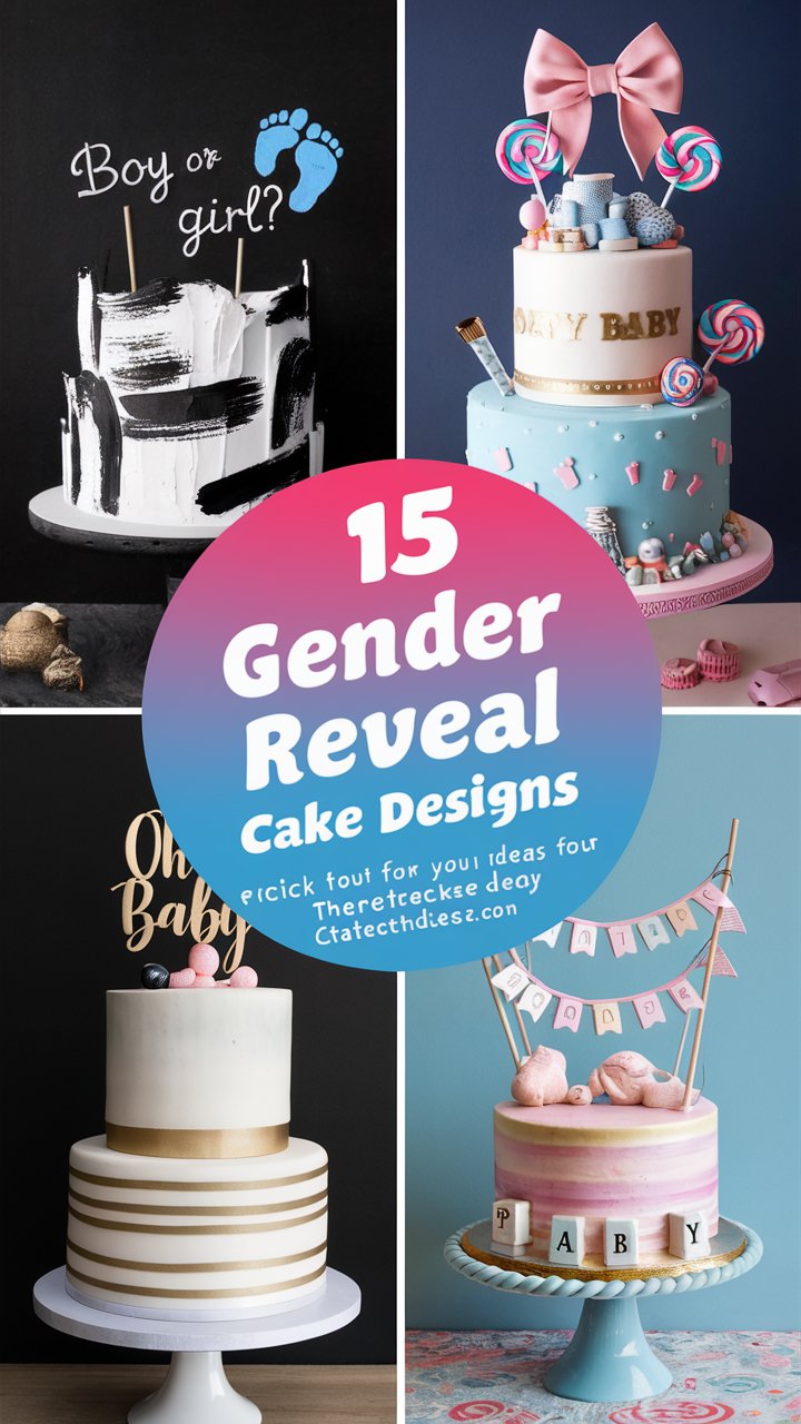 Unforgettable Gender Reveal Cake Ideas: 15 Designs You’ll Love 2025